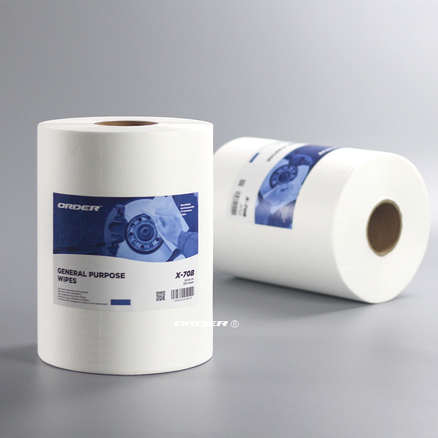 Wholesale White M-60 White Jumbo Perforated Roll Lint Free Spunlace ...