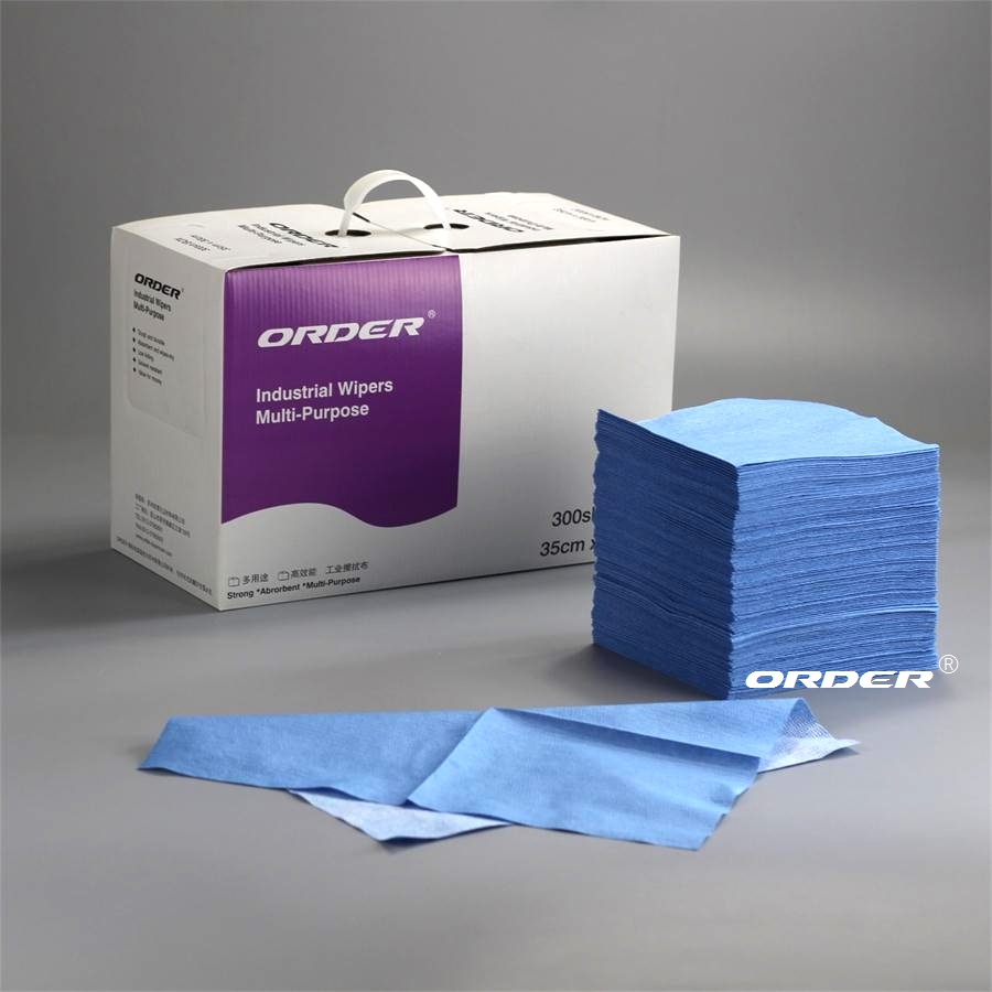 Wholesale ORDER®X-70 interfolded heavy oil industrial nonwoven wiping ...